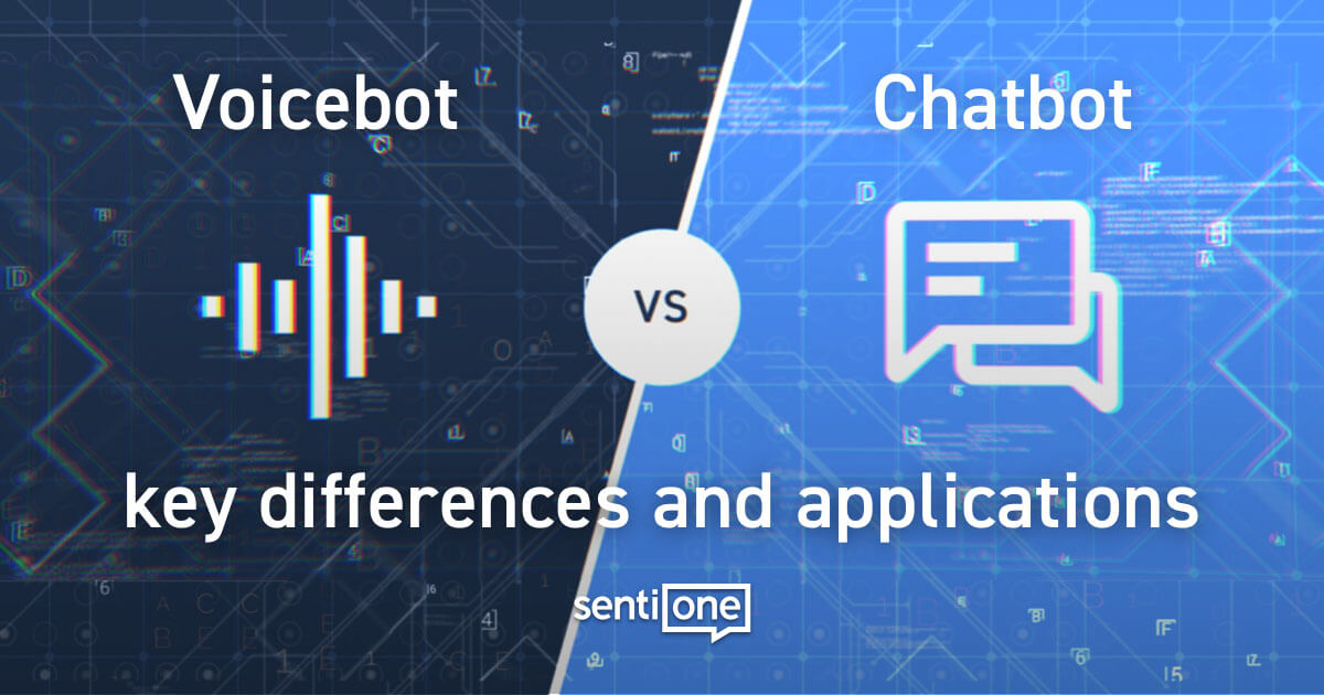 Voicebots vs chatbots – key differences and applications - SentiOne Blog