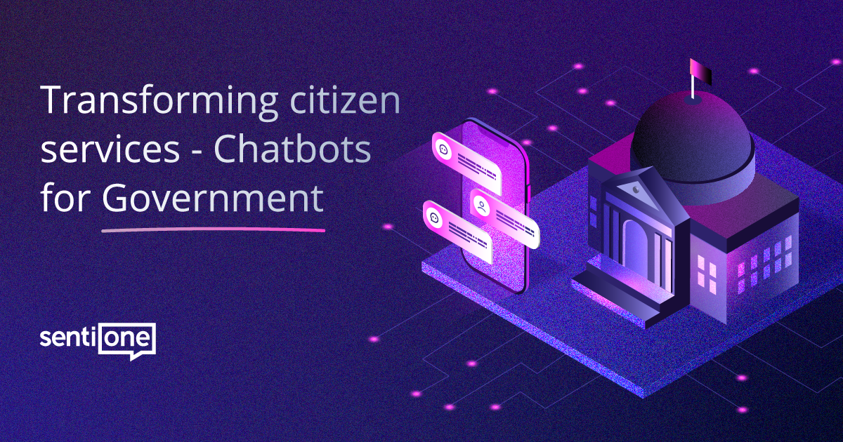 Chatbots for Government transforming citizen services - SentiOne Blog