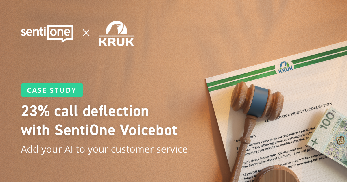Finance: KRUK voicebot case study - SentiOne