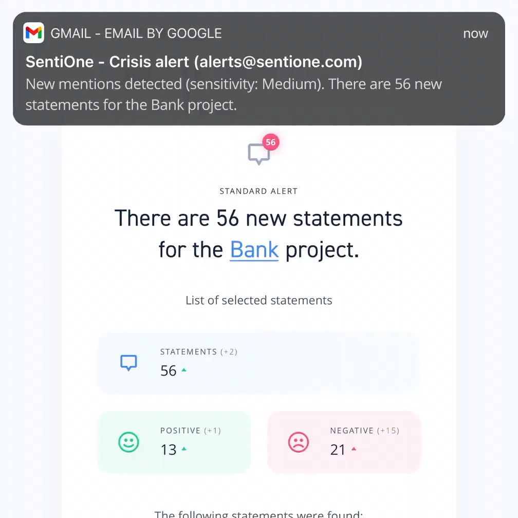 SentiOne Listen - AI powered social listening platform