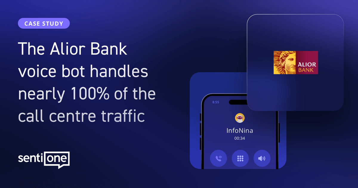 Alior Bank Voice Bot Handles Nearly 100% of the Call Centre Traffic - SentiOne