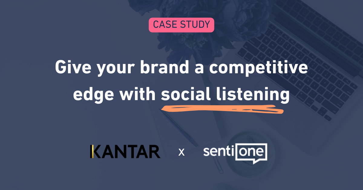 Data and Consulting Company: Kantar India case study - SentiOne